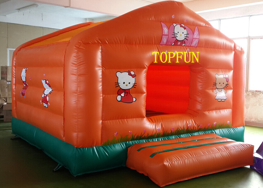Double Chambre sautante gonflable de couture de rebond de Hello Kitty ...